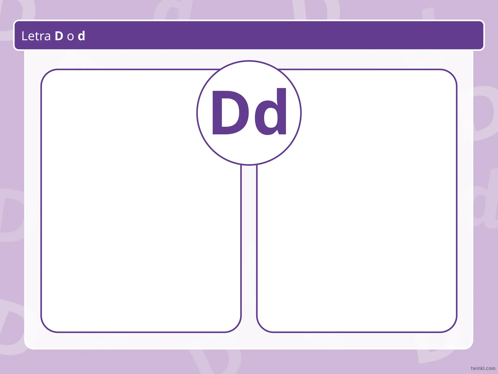 Letra D conciencia fonológica, lectoescritura | PPT