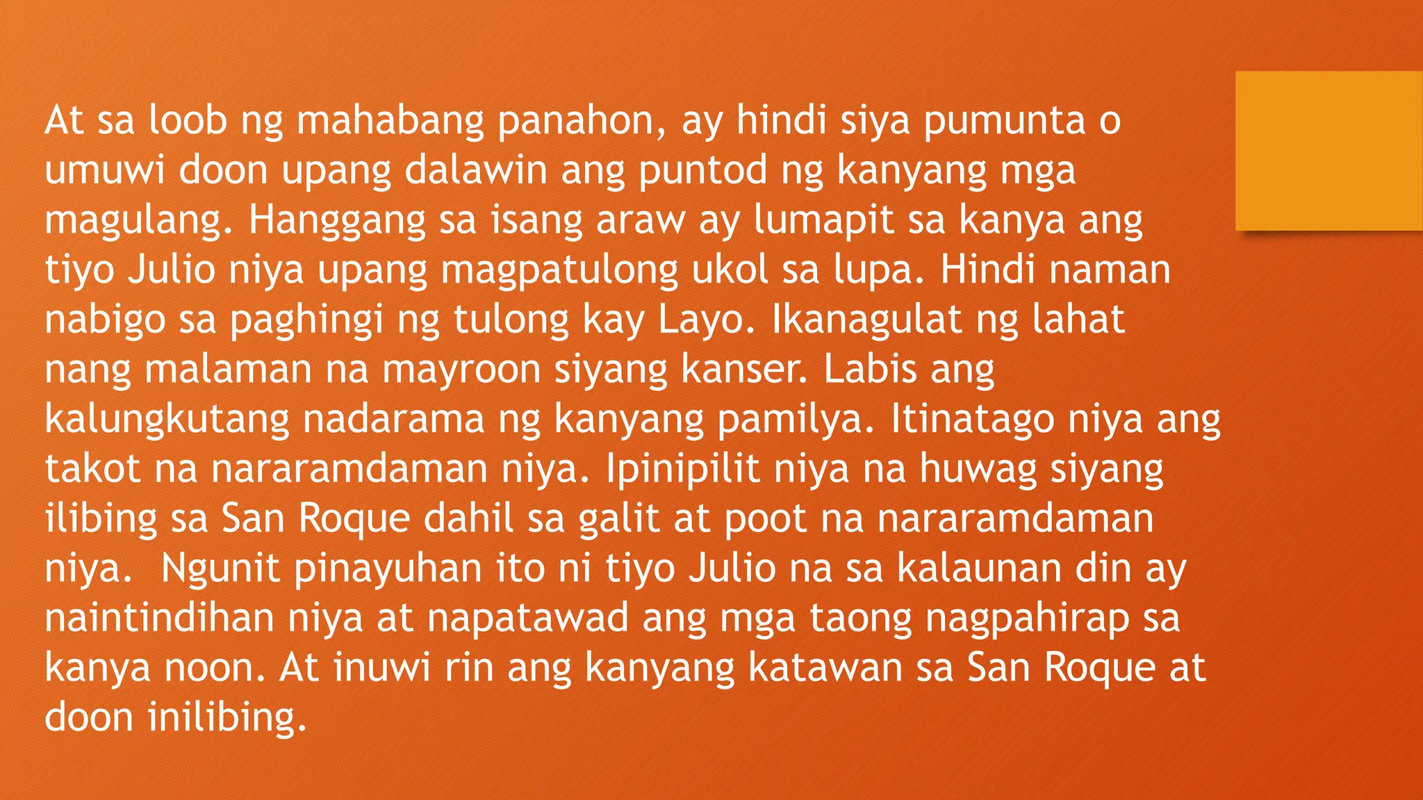 Sa-Lupa-ng-Sariling-Bayan ni rogelio sikat | PPTX