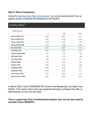 Seeking Alpha Stock Analysis Guide | PDF