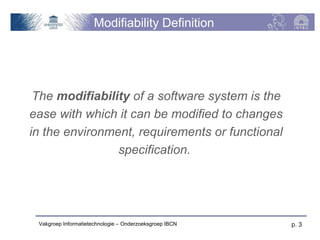 Sa 006 modifiability | PPT