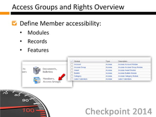 SA03 - Overview of Access Groups | PPT