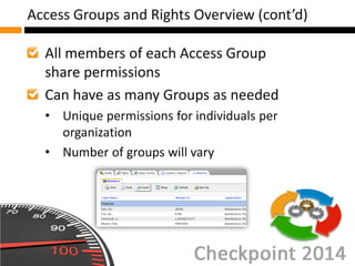 SA03 - Overview of Access Groups | PPT