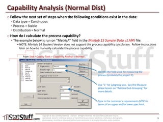 Process Capability: Step 4 (Normal Distributions) | PPTX