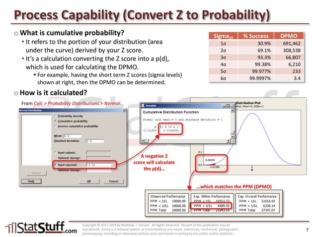 Process Capability: Step 4 (Normal Distributions) | PPTX | Desktop Publishing | Computer ...