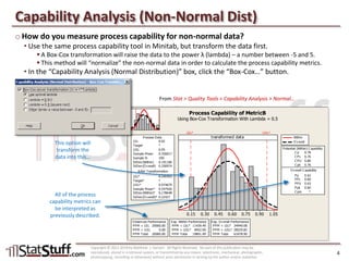 Process Capability: Step 5 (Non-Normal Distributions) | PPT