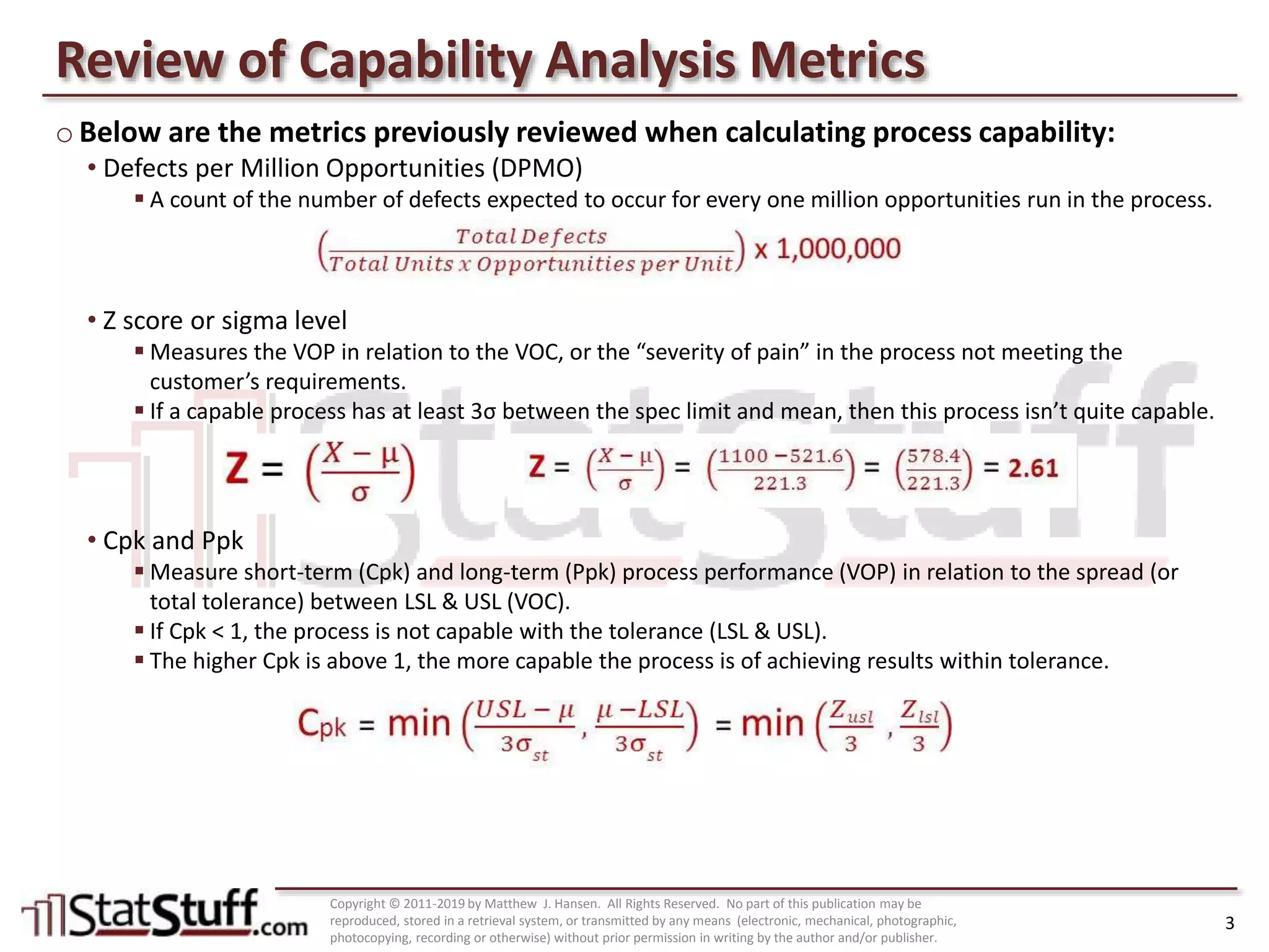 Process Capability: Step 6 (Binomial) | PPTX