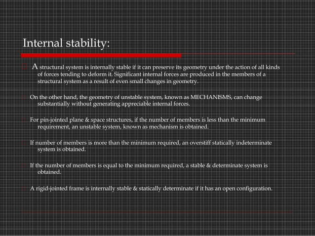 Fundamentals of structural analysis | PPT
