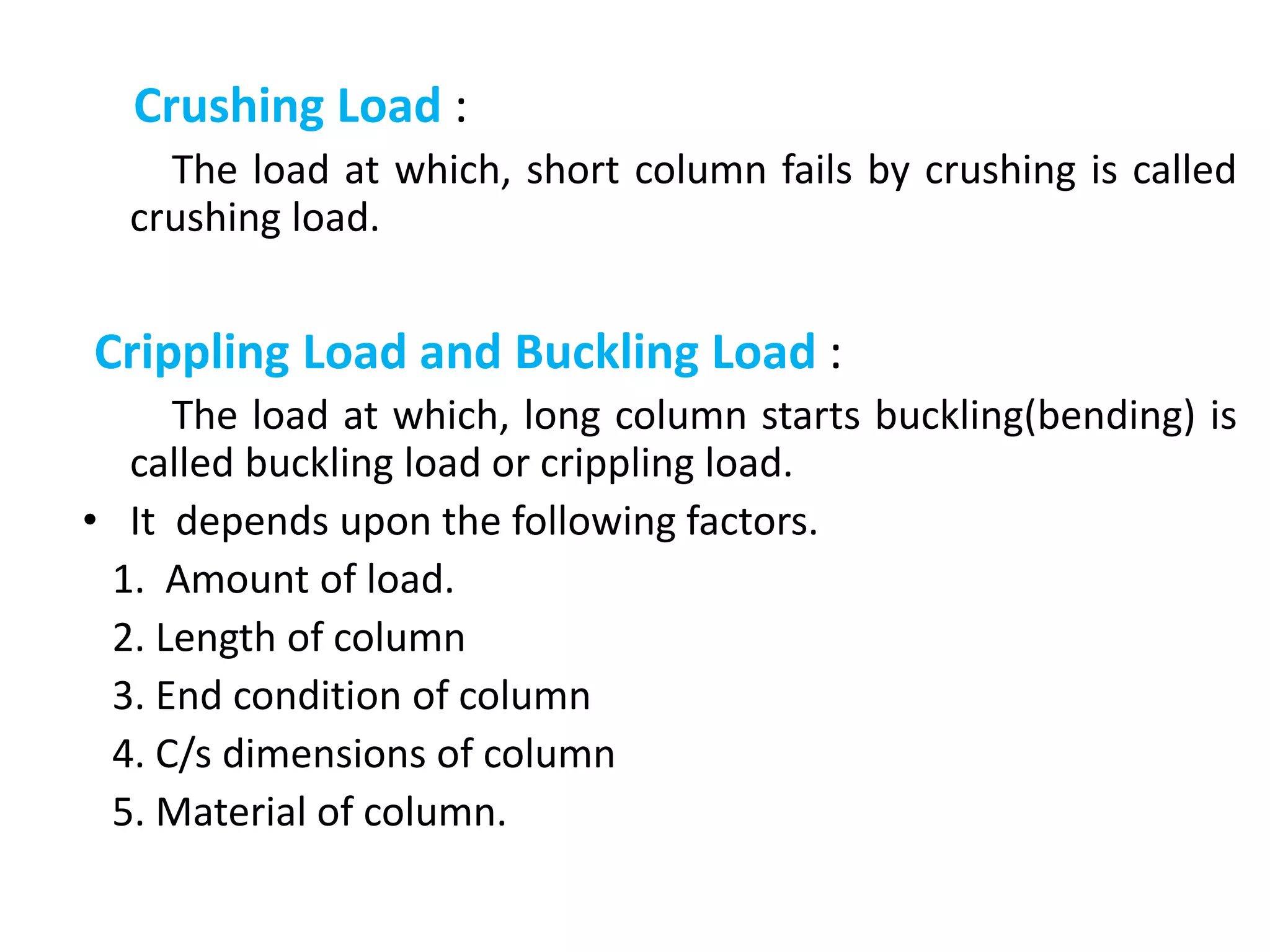 column and strut | PPTX