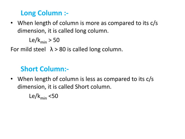 column and strut | PPTX