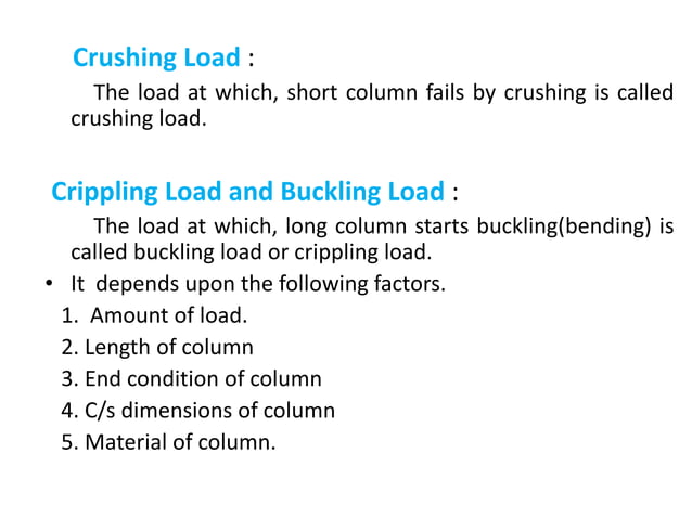 column and strut | PPTX