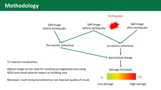 Earthquake Damage Detection Using SAR Interferometric Coherence | PDF