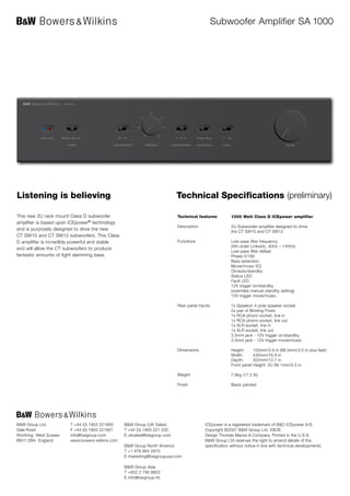 Sa 1000 fiche produit | PDF
