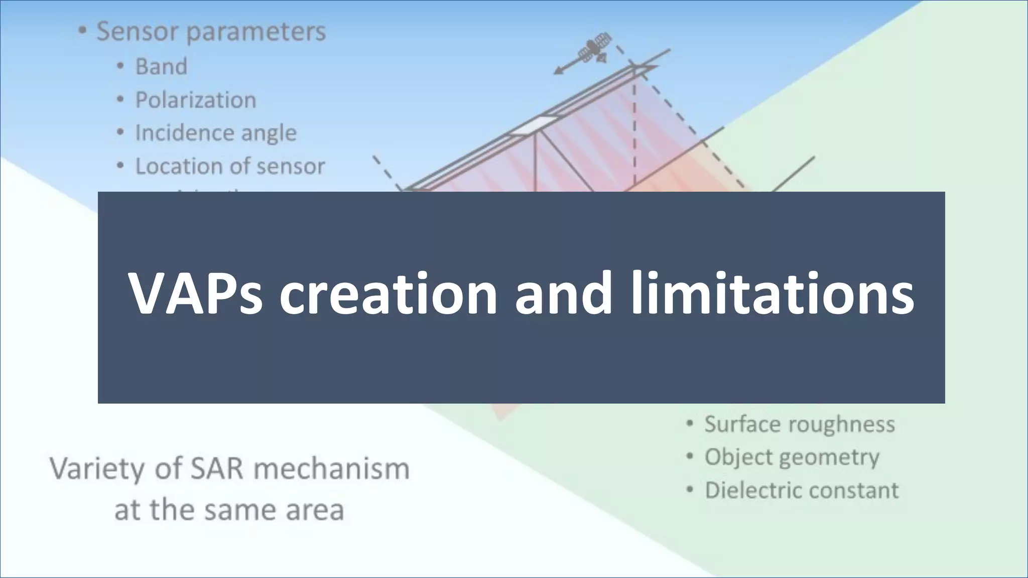 How to better understand SAR, interpret SAR products and realize the ...