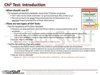 Hypothesis Testing: Proportions (Compare 2+ Factors) | PPT