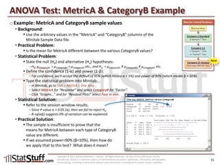 Hypothesis Testing: Central Tendency – Normal (Compare 2+ Factors) | PPT