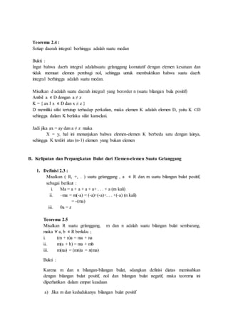 Struktur Aljabar Doc | DOCX