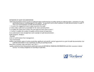 Sa 230 Audit Documentation Pdf