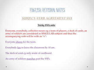 Sa2 english revision notes | PPTX | Educational Assessment | Education