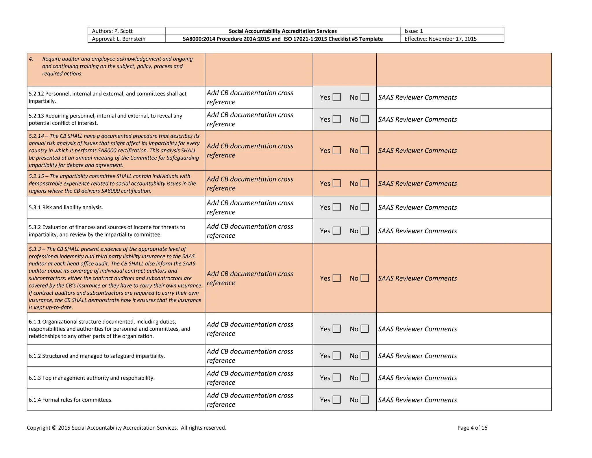 SA8000 certification standard and Checklist_5.docx