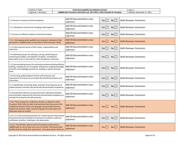 SA8000 certification standard and Checklist_5.docx