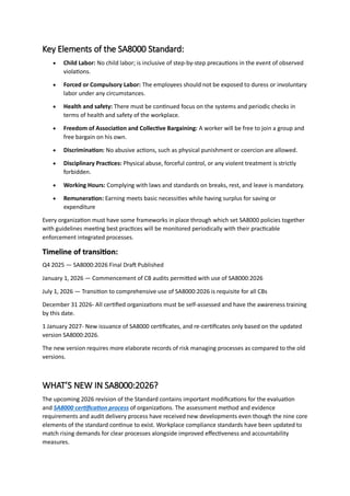 SA8000 2026 Certification Changes and How to Prepare Your Business | PDF