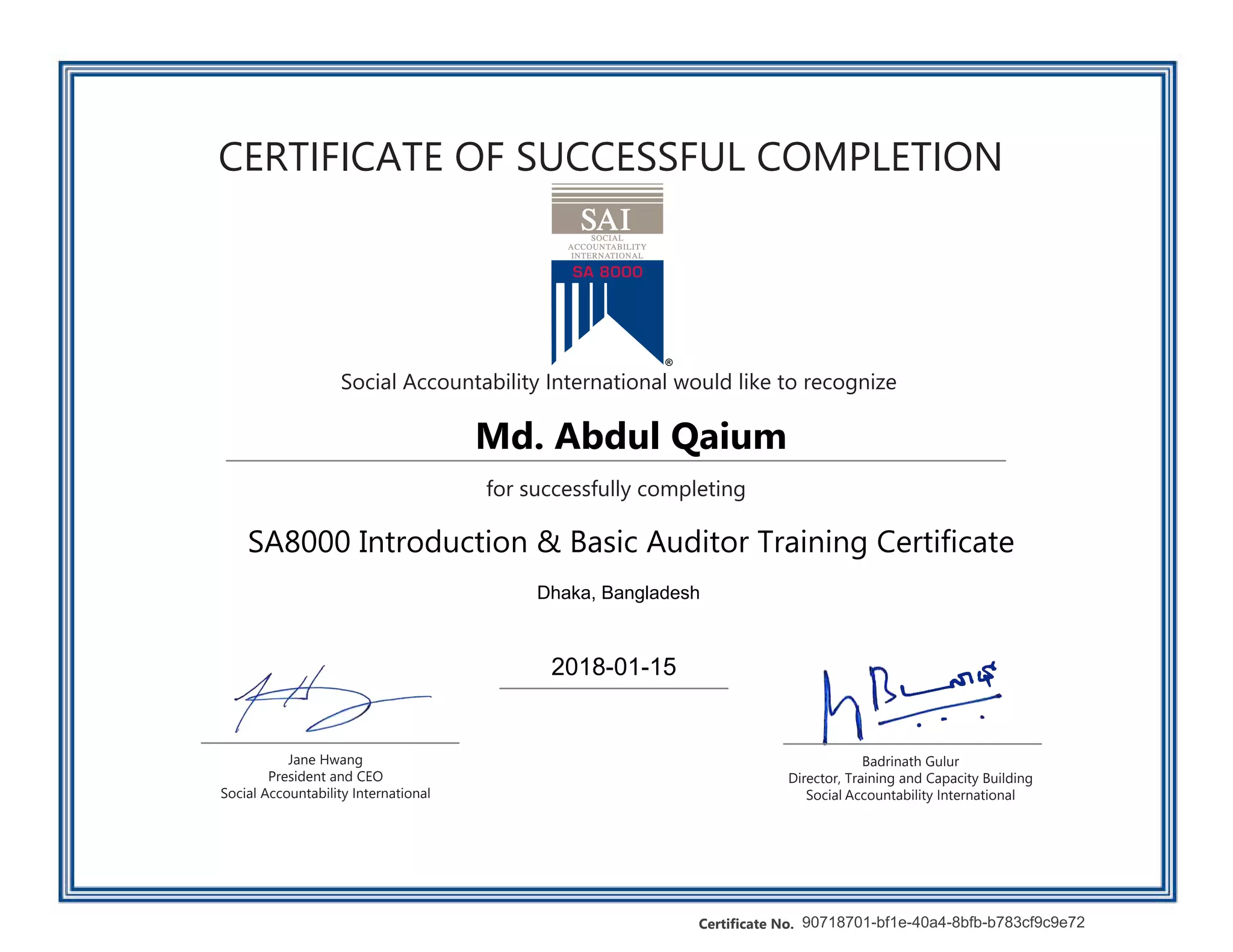 SA 8000 Introduction & Basic Auditor | PDF