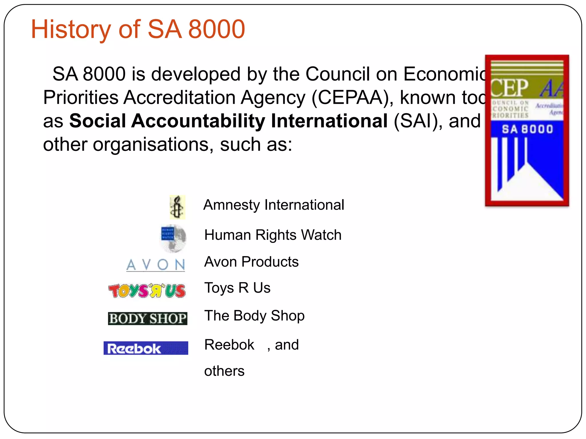 SA - 8000 | PPTX