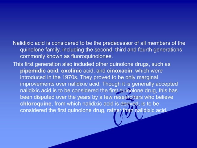 Antibiotic Quinolone history,classification,mechanism of action and ...