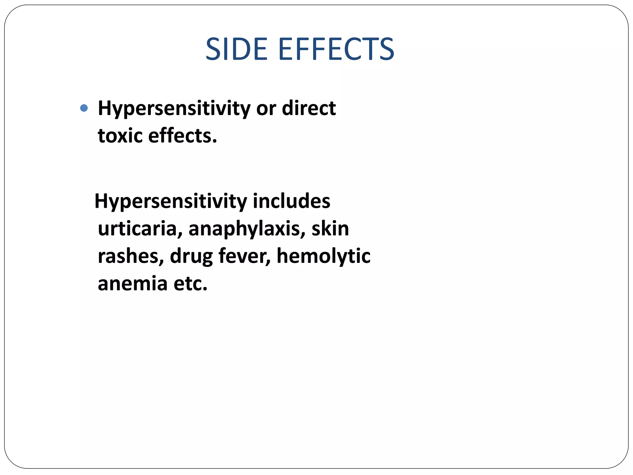 Antibiotic sulphonamides and potientiate sulpha history,classification ...