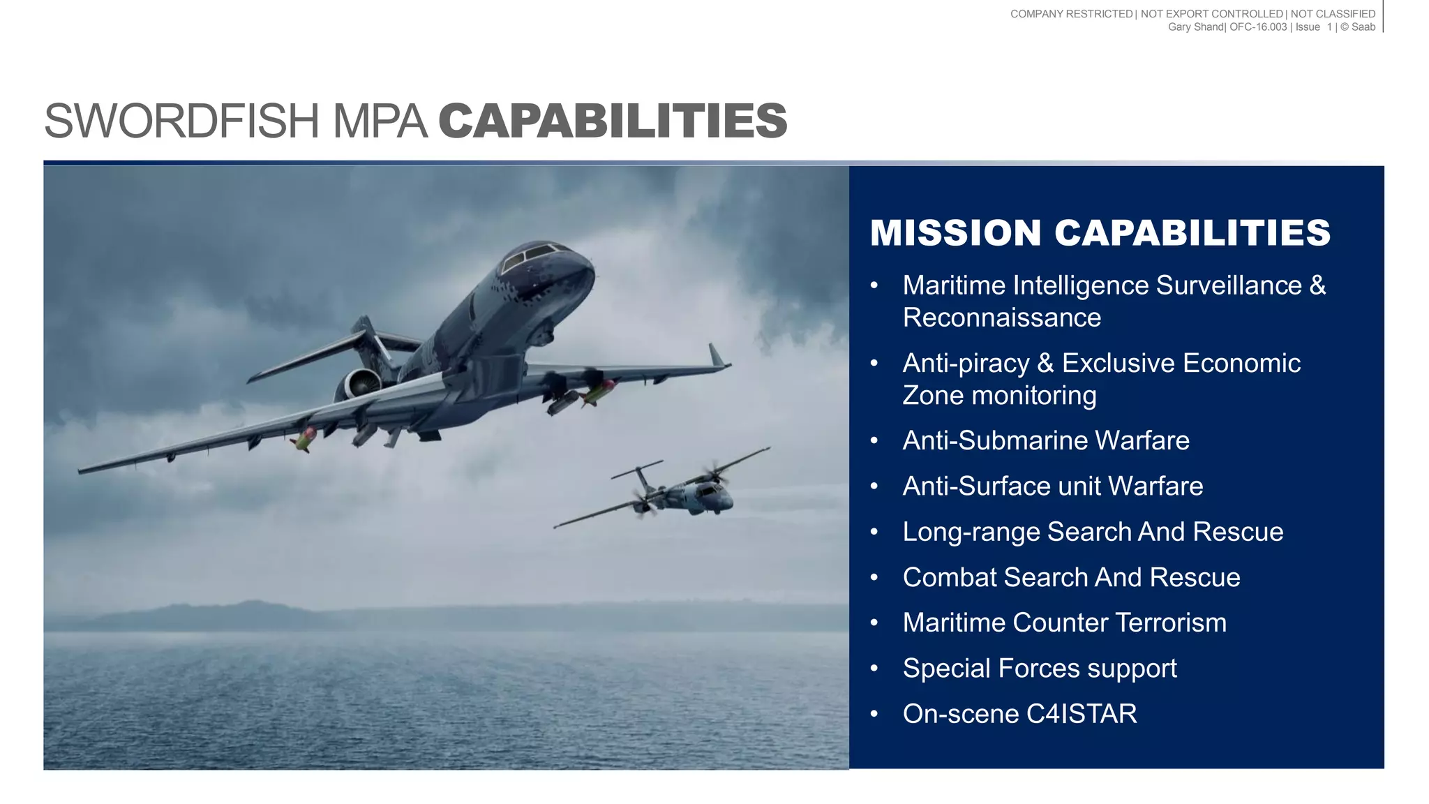 Swordfish MPAa Media Presentation singapore airshow 2016 | PDF