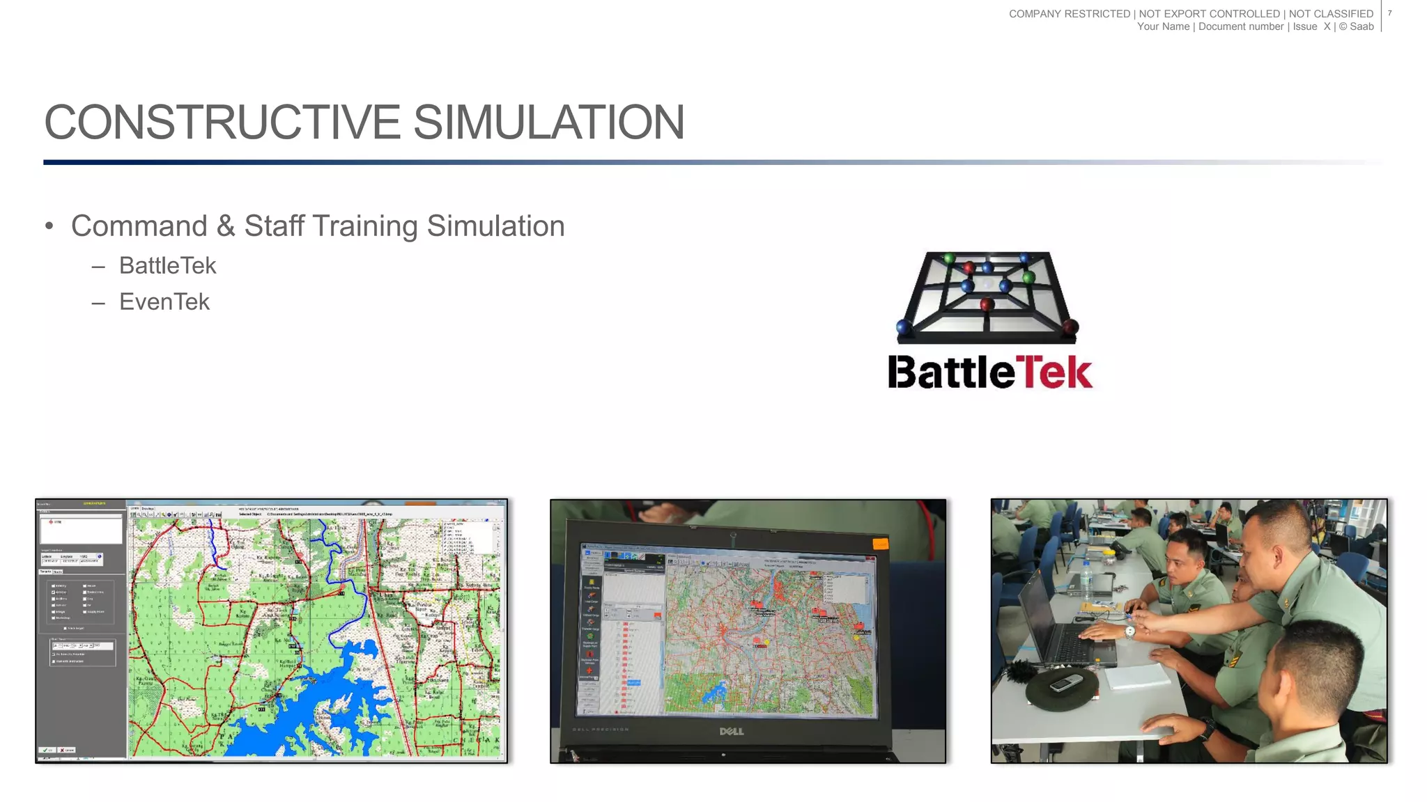 Saab training & simulation dsa media brief | PPT