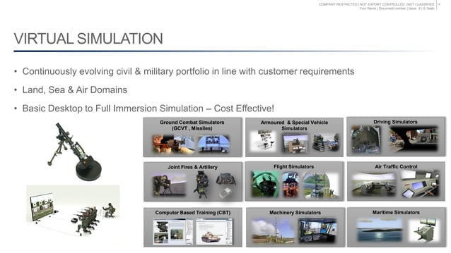 Saab training & simulation dsa media brief | PPT