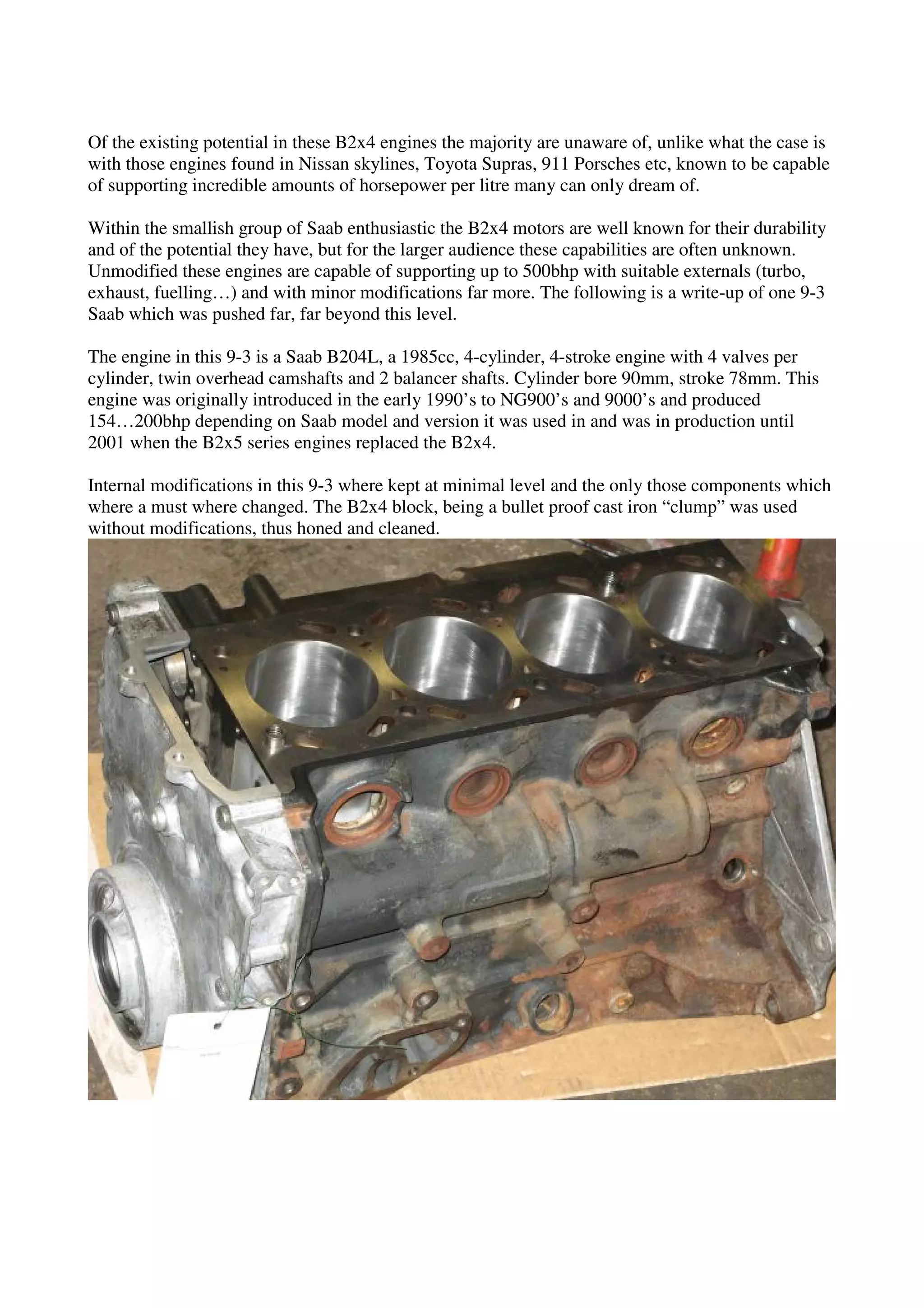 Saab tribute 2x4 | PDF