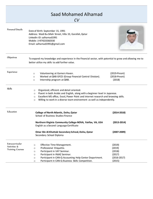 Saad Alhamad Resume | PDF