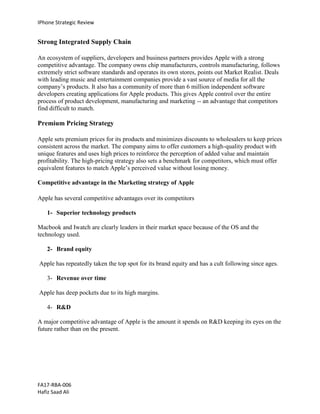 Apple Introduction and Mission and vission | PDF