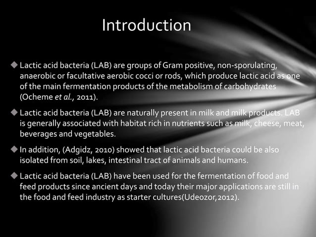 Isolation and identification of lactic acid bacteria from kunun aya (A fermented Nigerian drink ...