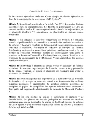 Notas de sistemas operativos/Saade Sergio | PDF