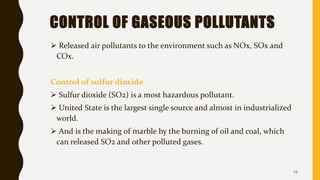 Air Pollution Control Technology (Marble Industry) | PPTX