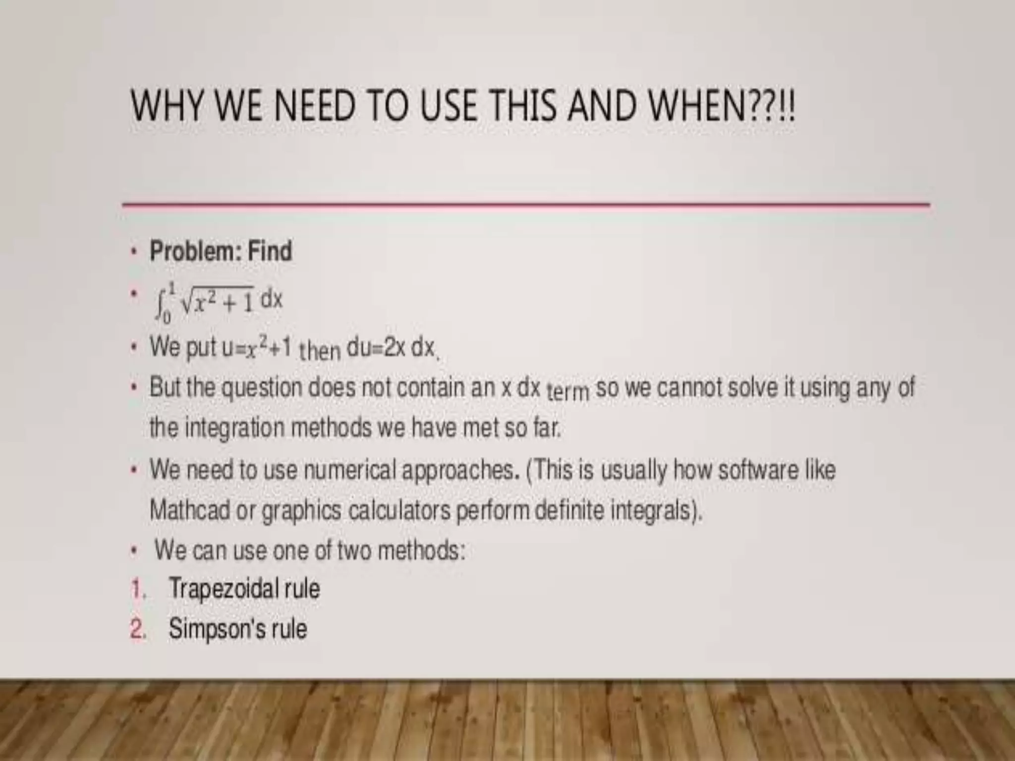 Trapezoidal Rule | PPT