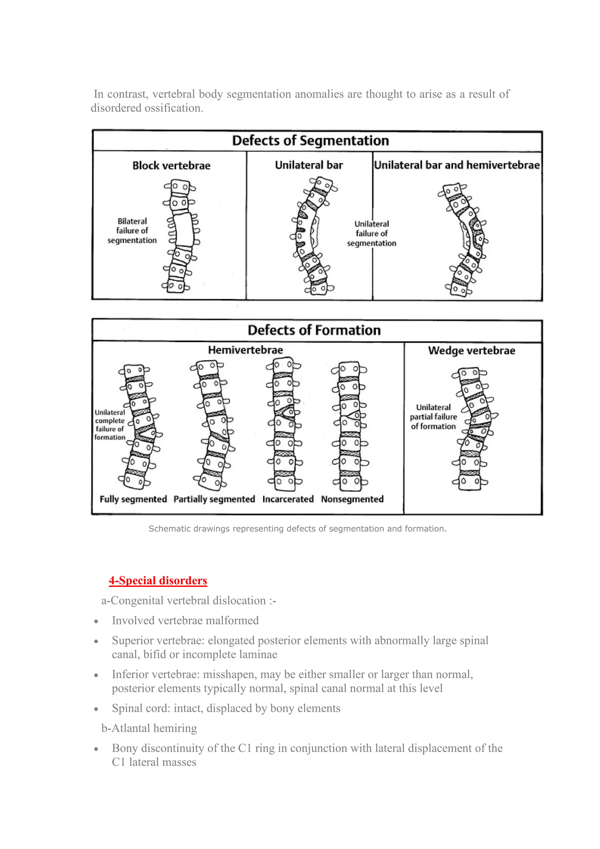 abnormal of vertebral column | PDF