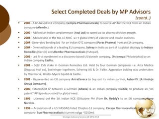 Sa advisory services at mp advisors 2014 amarin | PPT