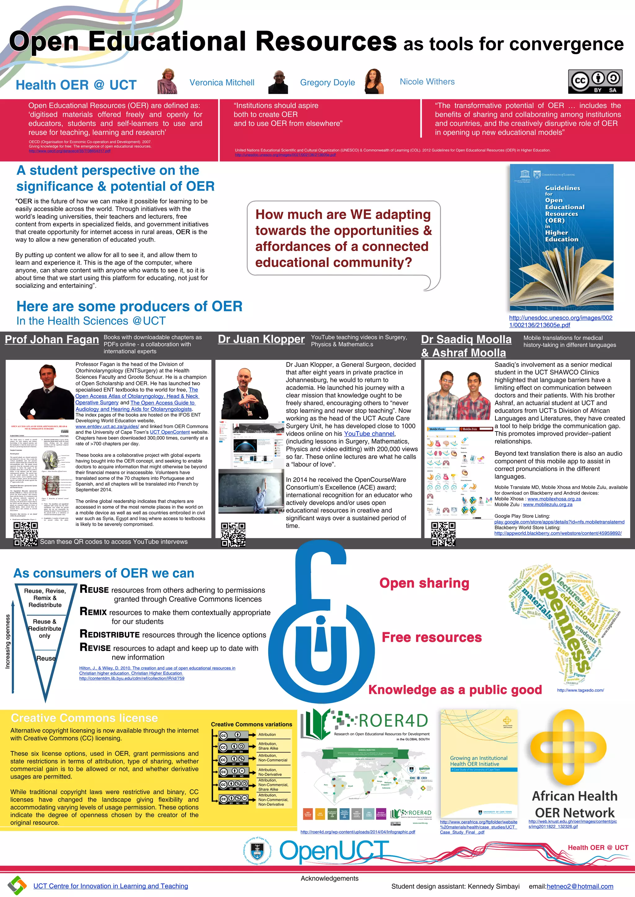 SAAHE 2014 poster_Open Educational Resources | PDF
