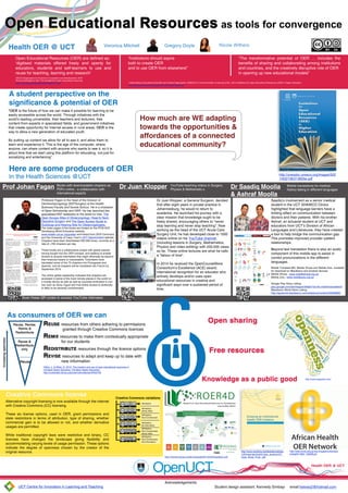 SAAHE 2014 poster_Open Educational Resources | PDF