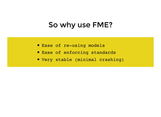 GIS/CAD workflows with FME | PDF