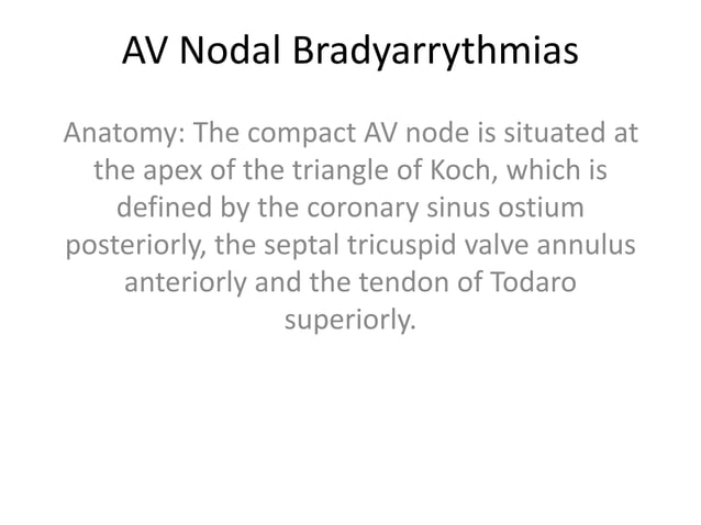 Sa and av nodal bradyarrhythmias and the indication | PPTX | Heart and Cardiovascular Diseases ...