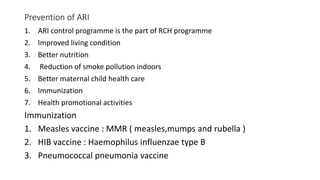 Acute respiratory infection | Social and preventive pharmacy. | PPTX