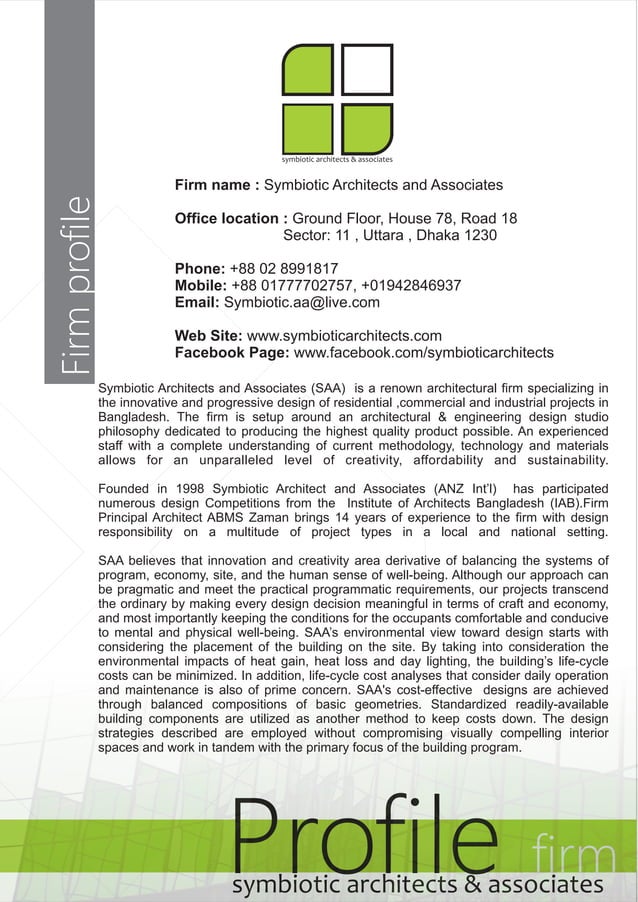 Symbiotic Architects & Associates | PDF
