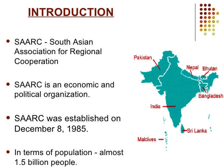 A presentation on saarc.