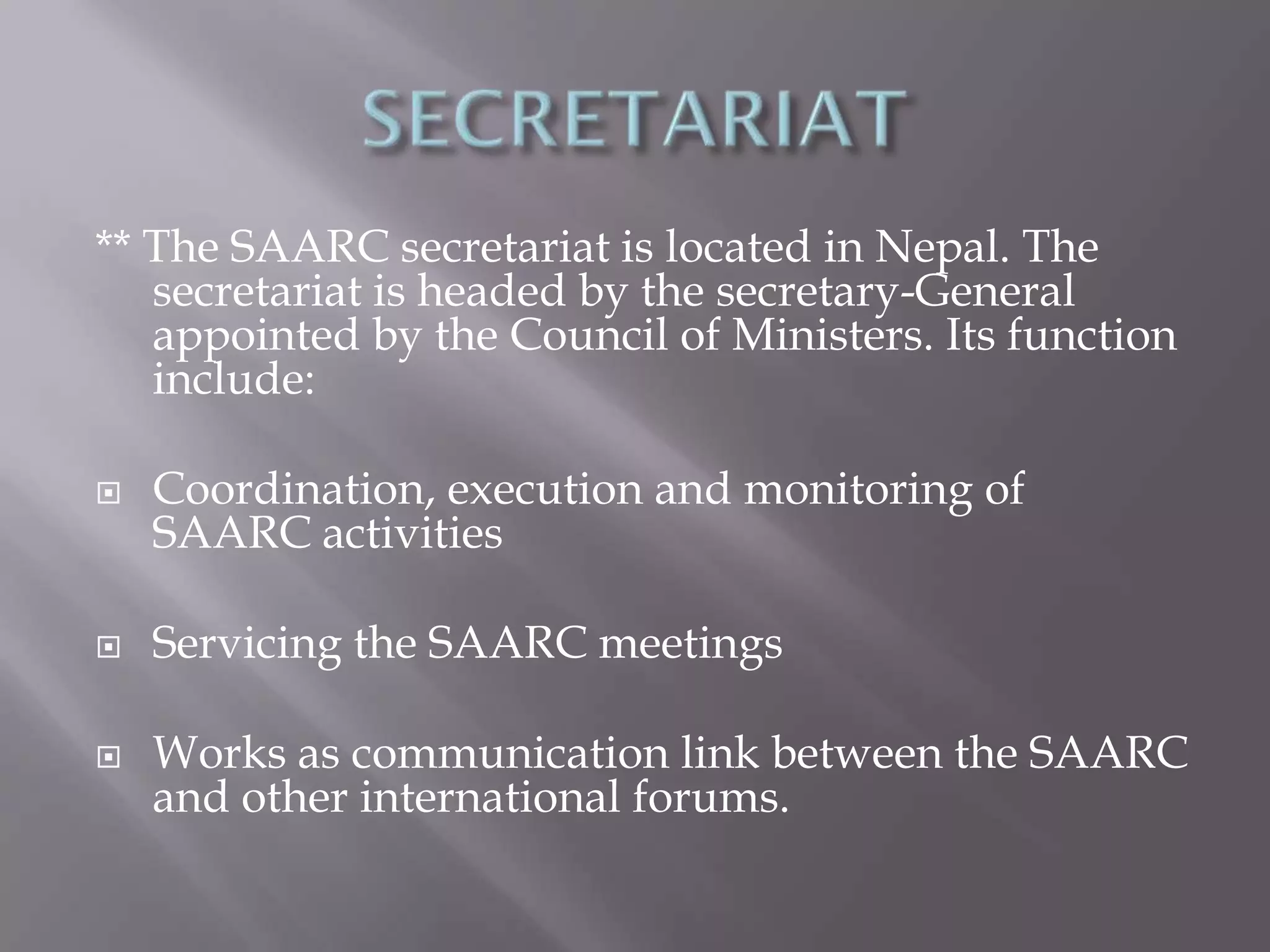 SAARC | PPTX