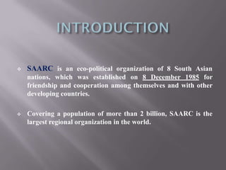 SAARC | PPTX